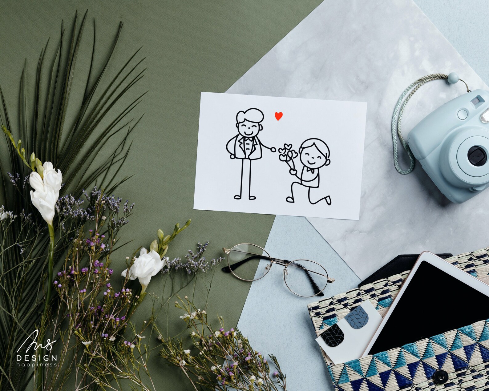 Pride SVG, Diverse Wedding Stick Figure SVG, Same-sex Marriage Clip Art ...