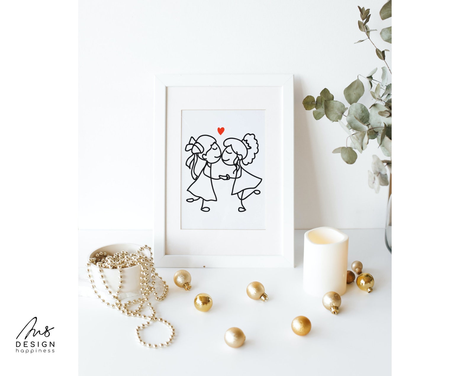 Pride SVG, Diverse Wedding Stick Figure SVG, Same-sex Marriage Clip Art ...