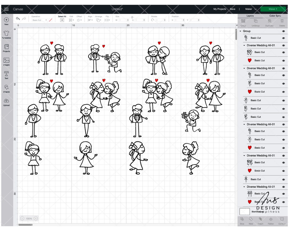 Pride SVG, Diverse Wedding Stick Figure SVG, Same-sex Marriage Clip Art ...