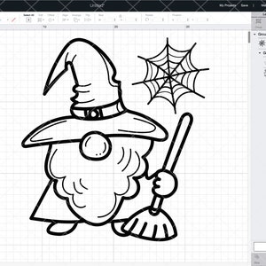 Halloween Gnome SVG, Dxf, Gift Clipart, Halloween Sublimation ...
