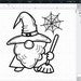 Halloween Gnome SVG Dxf Gift Clipart Halloween Sublimation - Etsy
