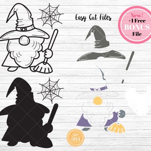 Halloween Gnome SVG, Dxf, Gift Clipart, Halloween Sublimation ...
