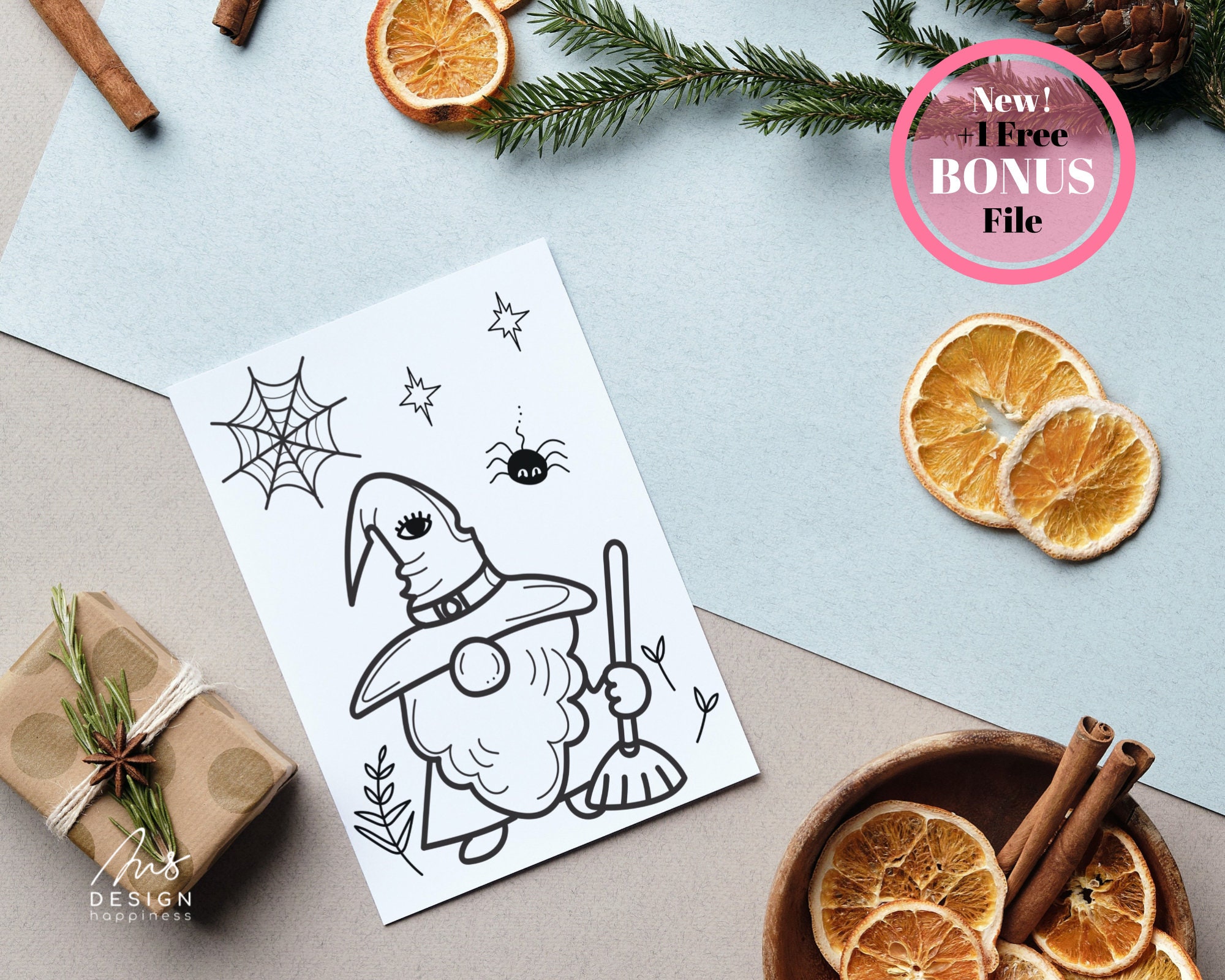 Halloween Gnome SVG Dxf Gift Clipart Halloween Sublimation - Etsy