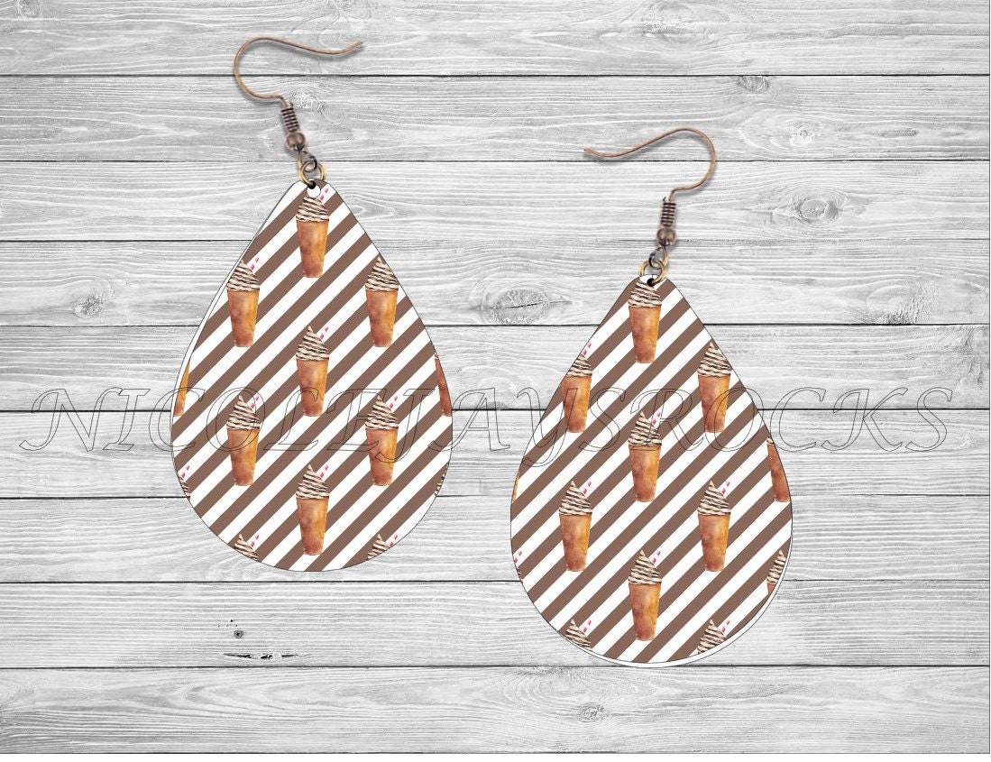 Printable Earring Blanks Design Digital Download Instant Download