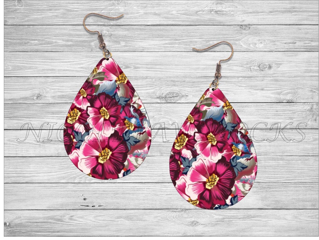 Sublimation Earring Template, Instant Download, Digital Download, PNG ...
