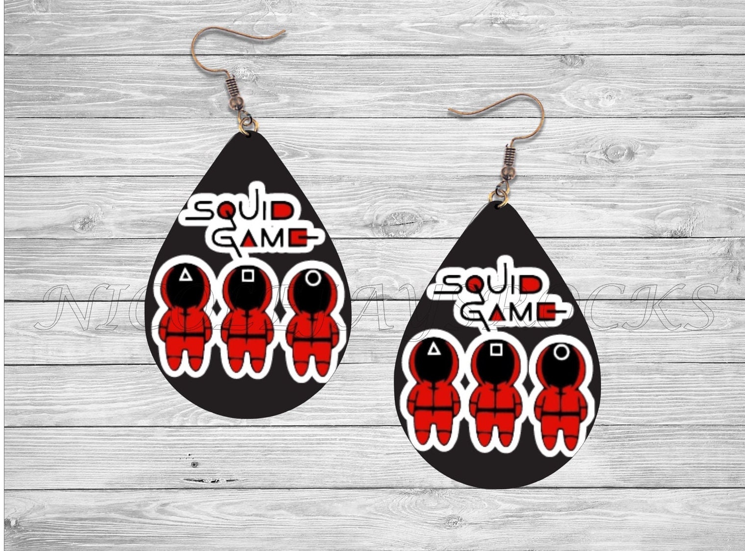 Printable Teardrop Cricut Instant Download Earring Blanks Design