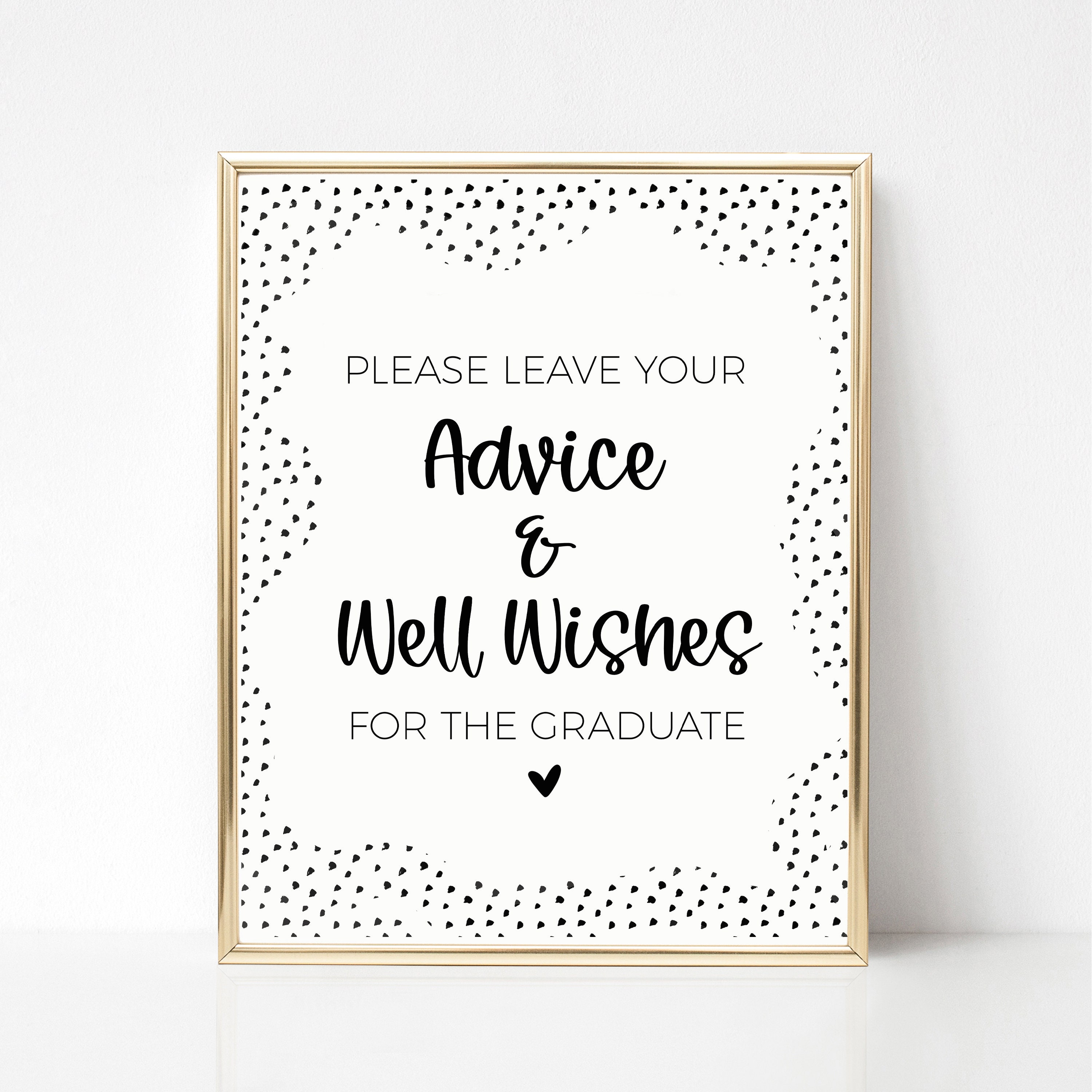 Graduate Advice & Well Wishes, Sign for High School, College Graduation ...