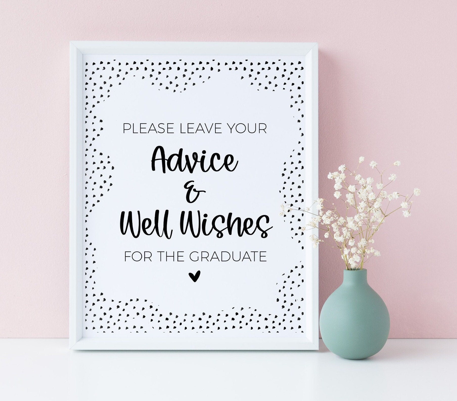 Graduate Advice & Well Wishes, Sign for High School, College Graduation ...