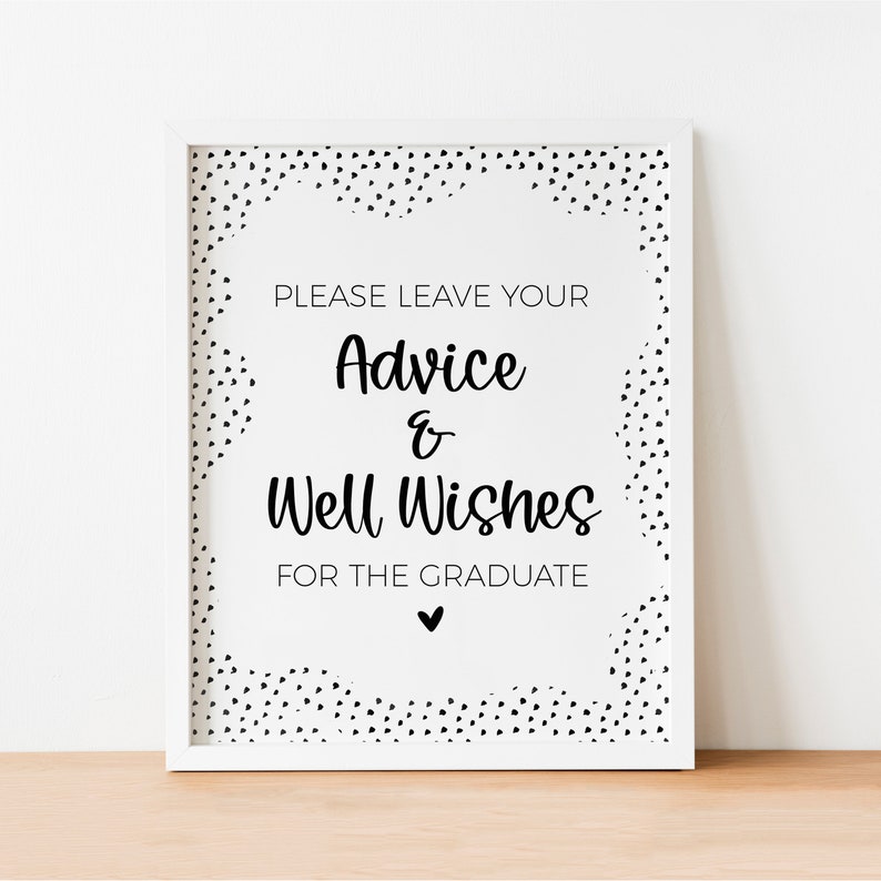 Graduate Advice & Well Wishes, Sign for High School, College Graduation ...