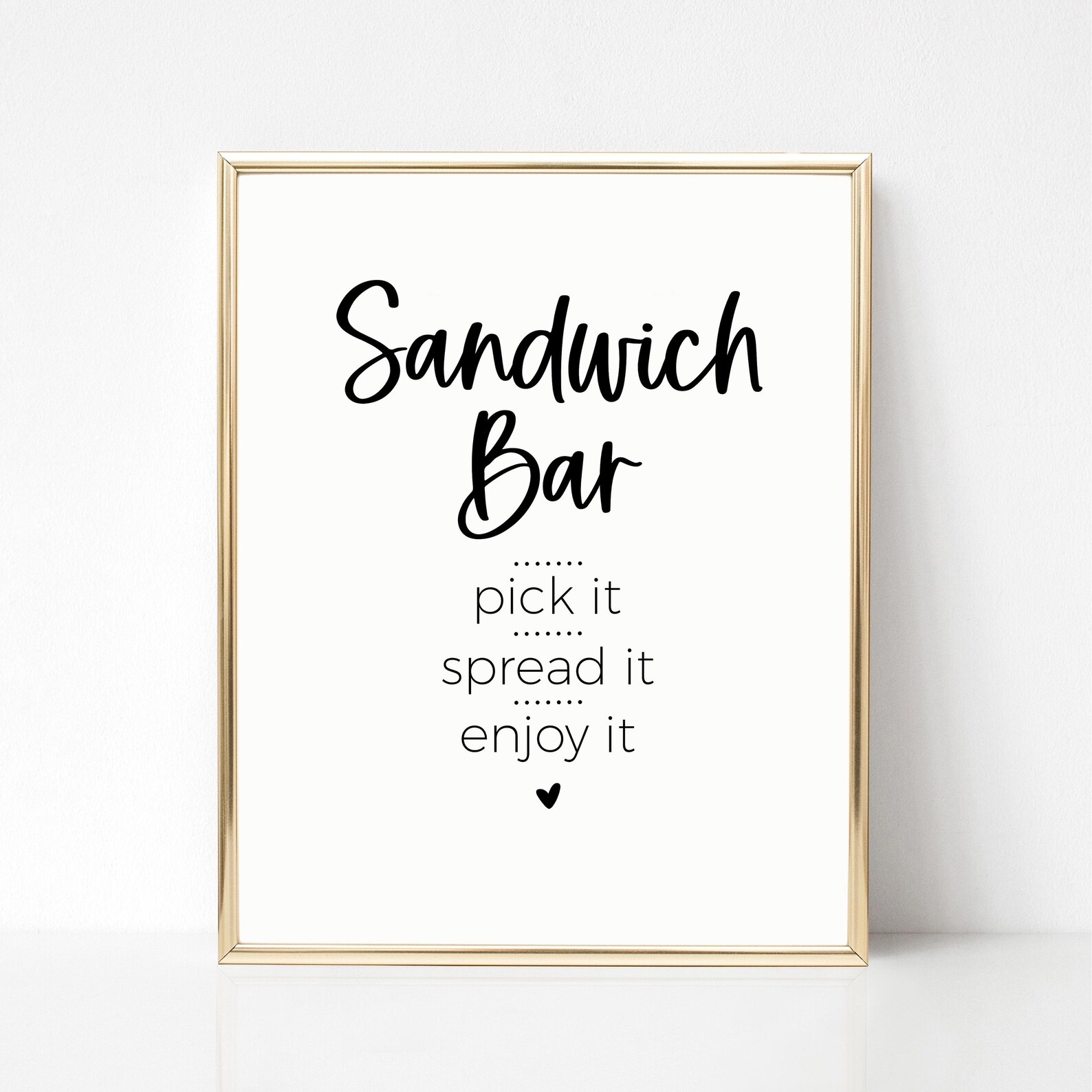 Sandwich Bar Sign, Sandwich Station, Make Your Own Food Bar, Buffet ...