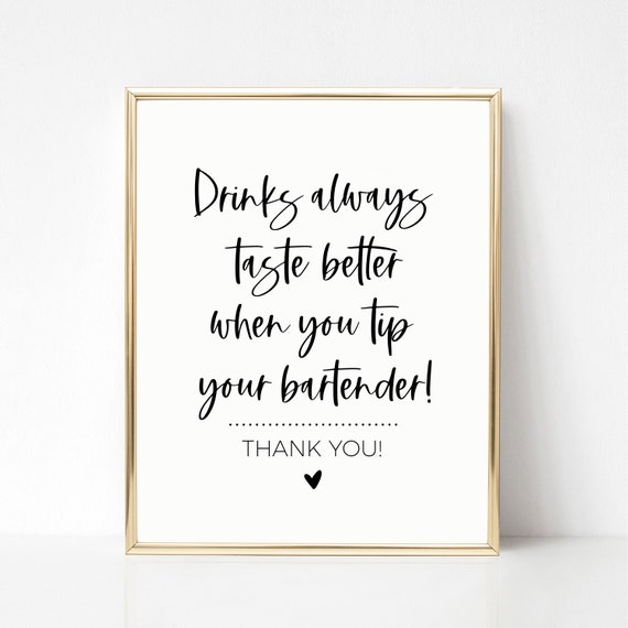 Funny Bartender Tip Quotes 43 Restaurant Tip Jar Ideas & Restaurant