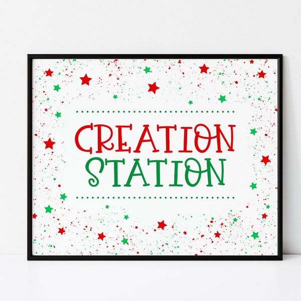 Creation Station Sign - Etsy