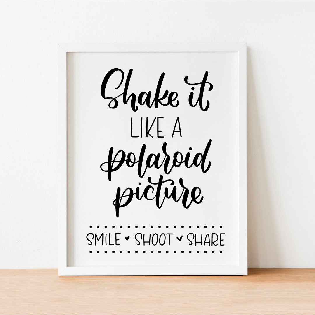 Photo Guestbook Sign, Photo Booth Sign for Wedding, Birthday ...