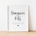 Hangover Kits Sign for Modern Minimalist Wedding, Bachelorette ...