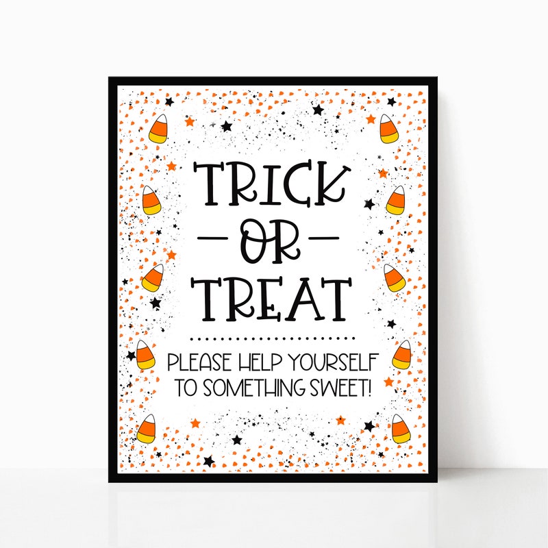 Halloween Help Yourself Signs - Etsy