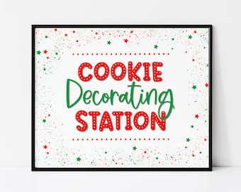Christmas Cookie Exchange Sign - Etsy
