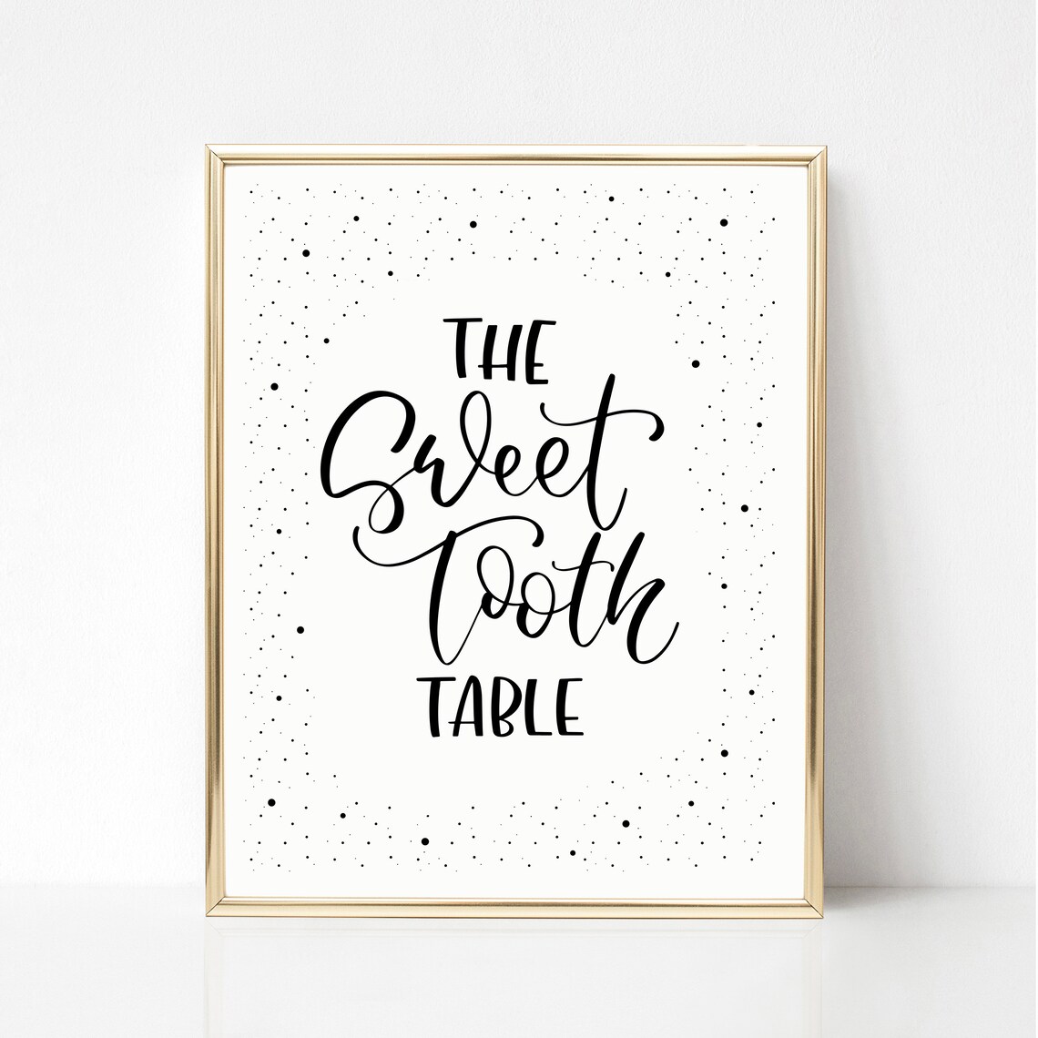 Sweet Tooth Table Sign, Candy Bar, Dessert Table, Cupcake Display ...