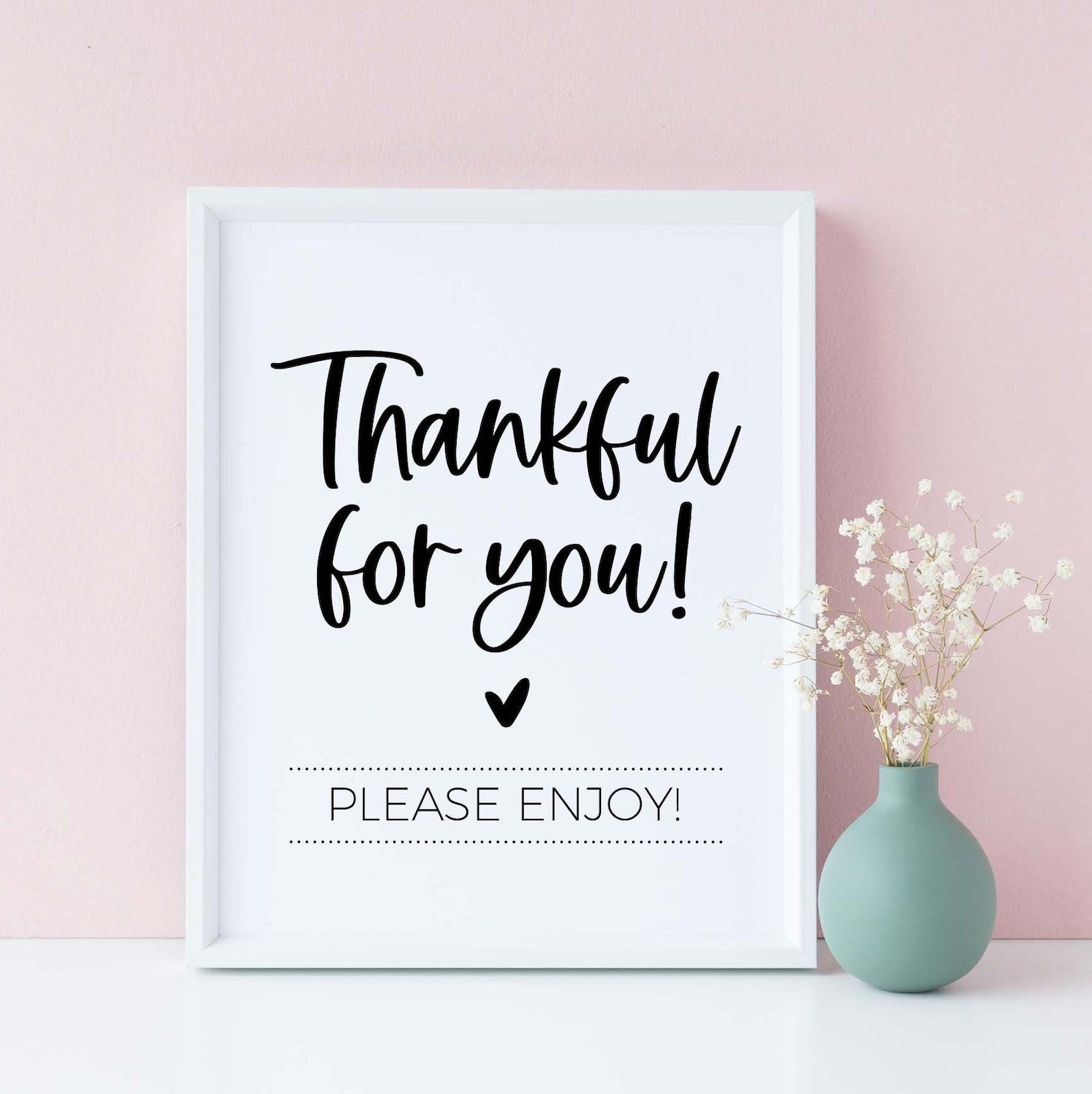Thankful for You Sign Thank You Sign Volunteer Sign Sign - Etsy