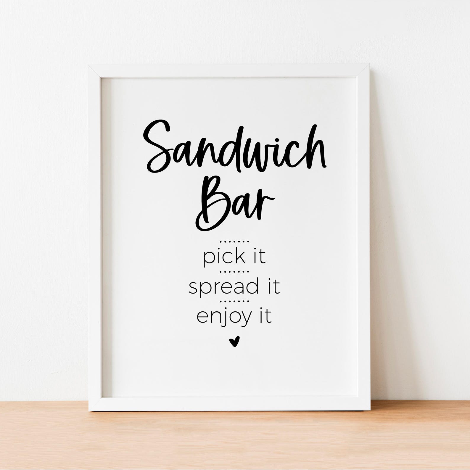 Sandwich Bar Sign, Sandwich Station, Make Your Own Food Bar, Buffet ...