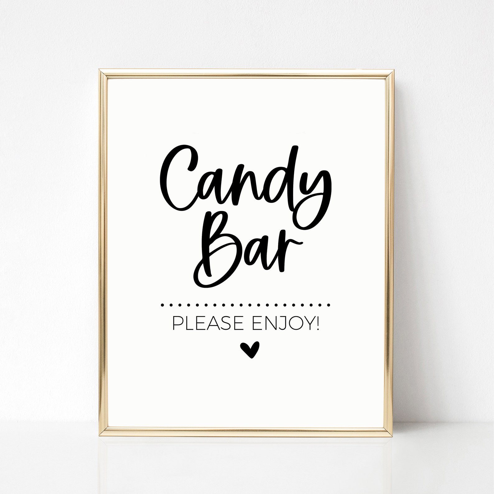 Candy Bar Sign, Candy Station, Sweets and Desserts Bar, Modern ...
