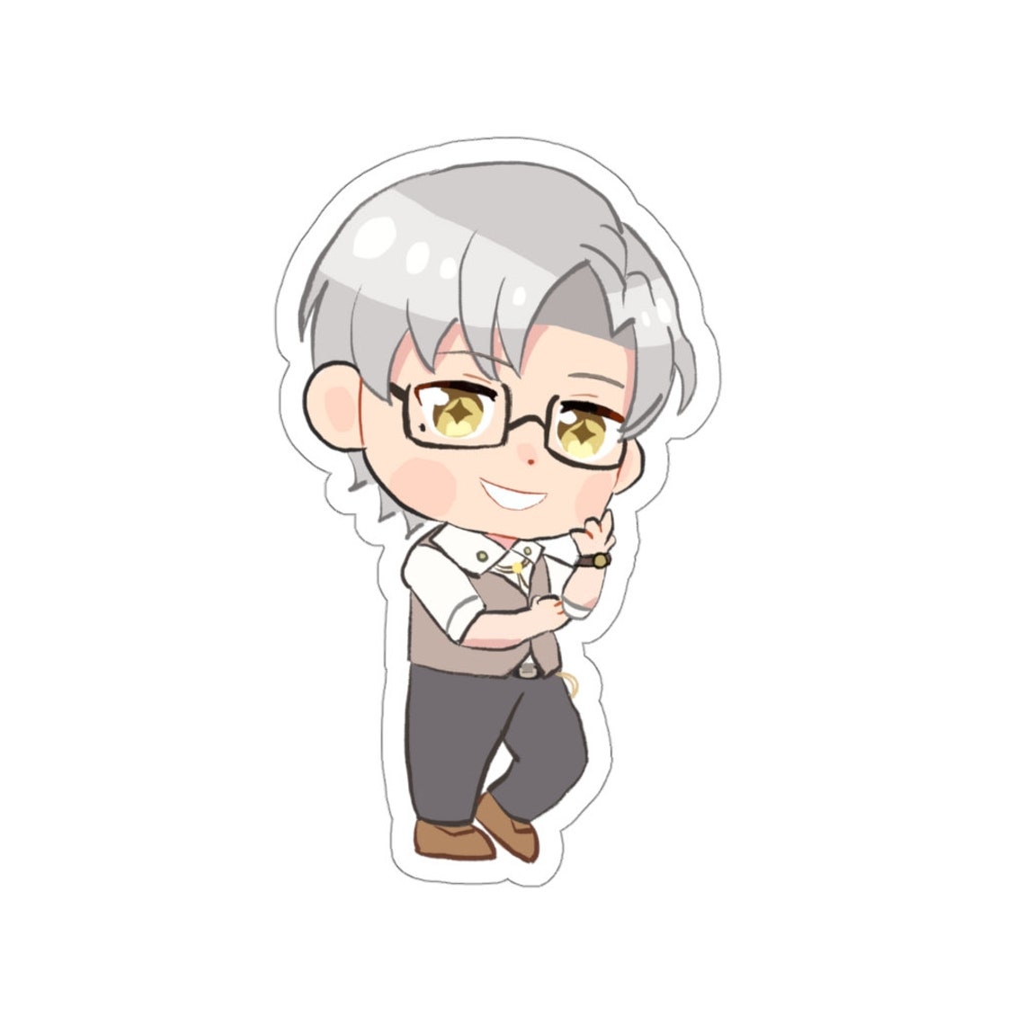 Vyn Richter (tears of Themis) Chibi Sticker - Etsy