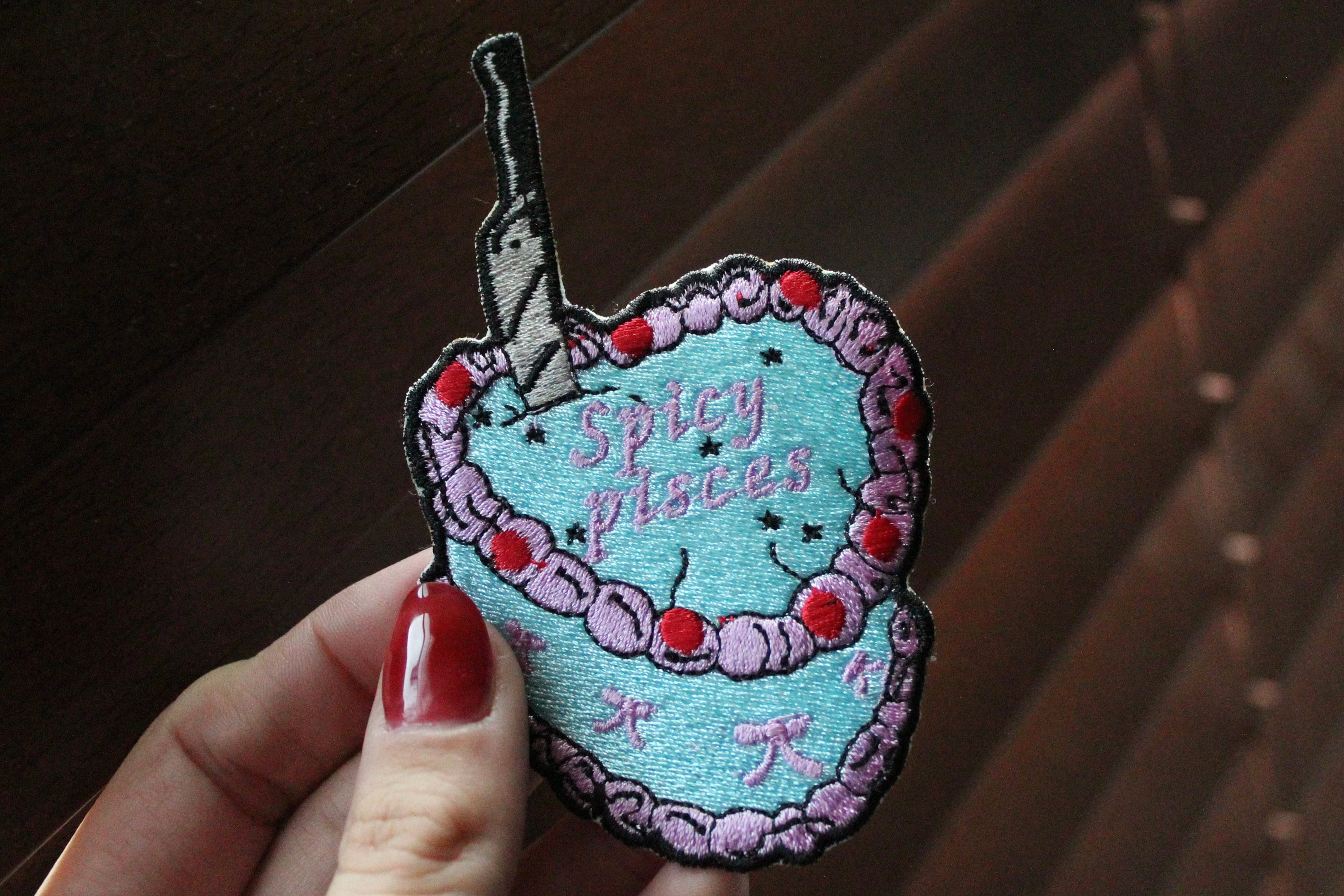 Olivia Rodrigo "spicy Pisces" Embroidered Patch - Etsy