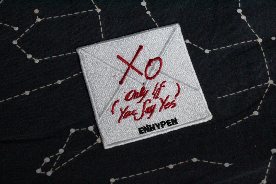 Enhypen XO Letter Embroidered Patch - Etsy