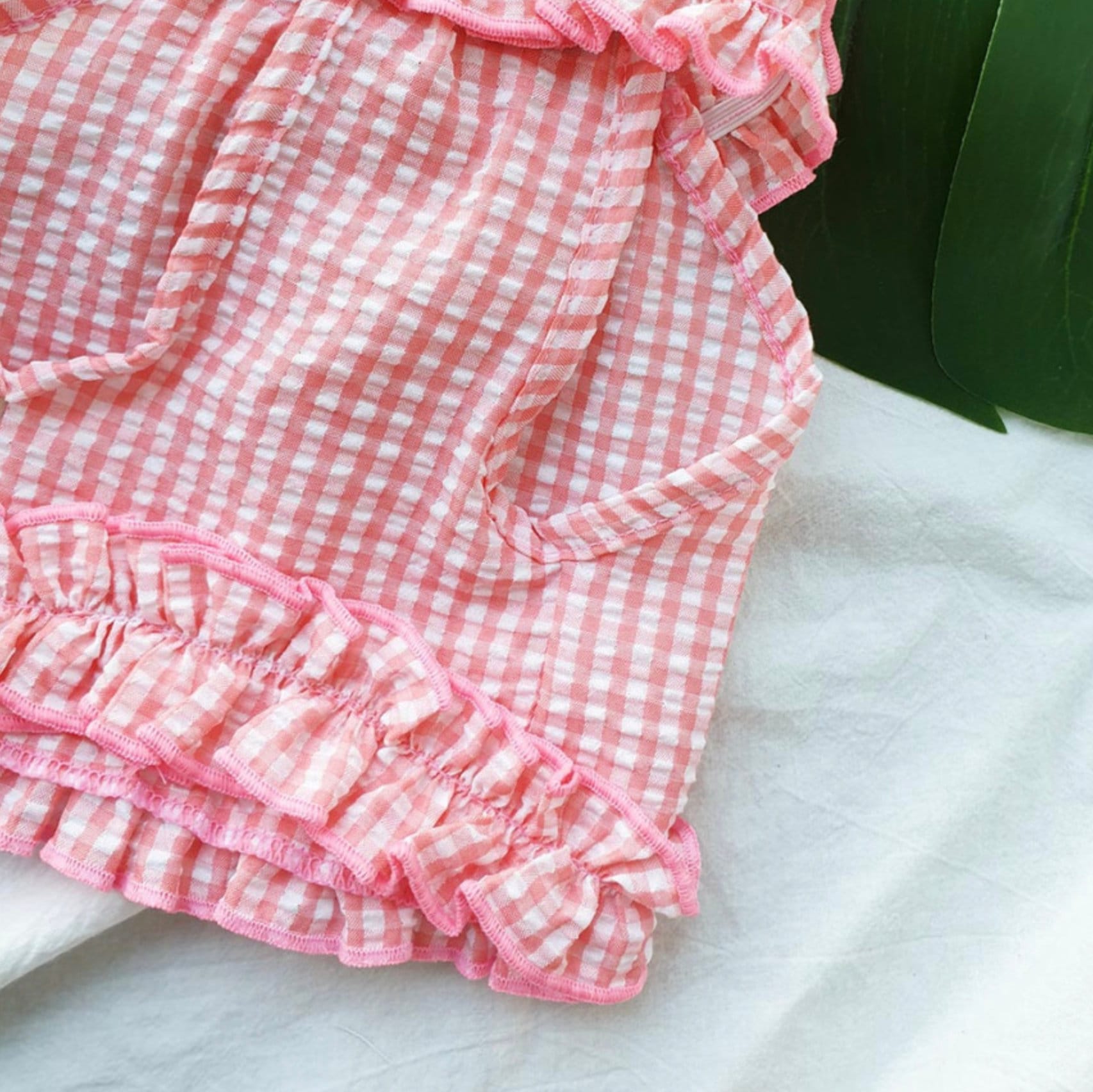 Gingham Cherry Crop Top, S-XL, Dog-tank Top, Dog Skirt, Dog Top, Dog ...