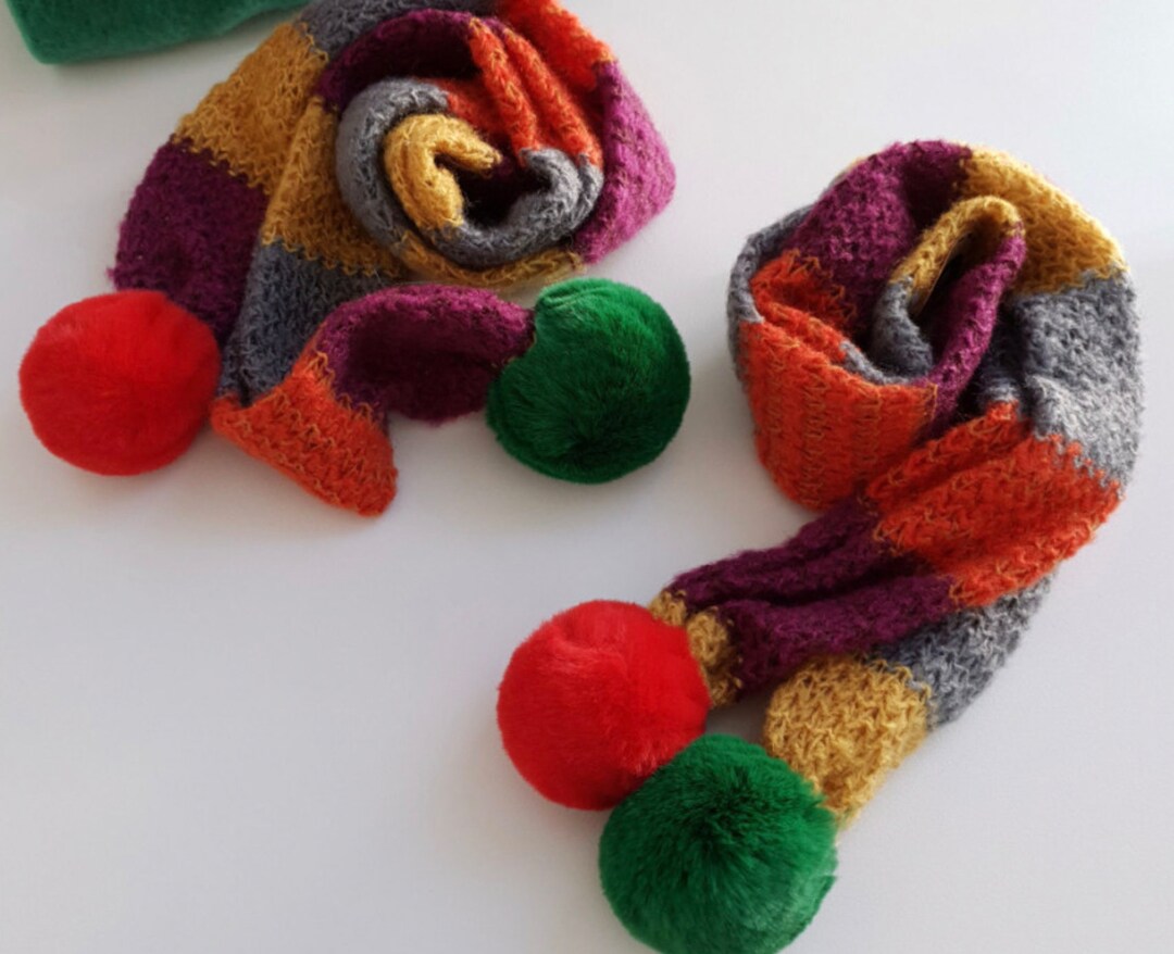 Christmas Knit Muffler, Free Size, Dog Cape, Pet Neckwear, Dog Neck ...