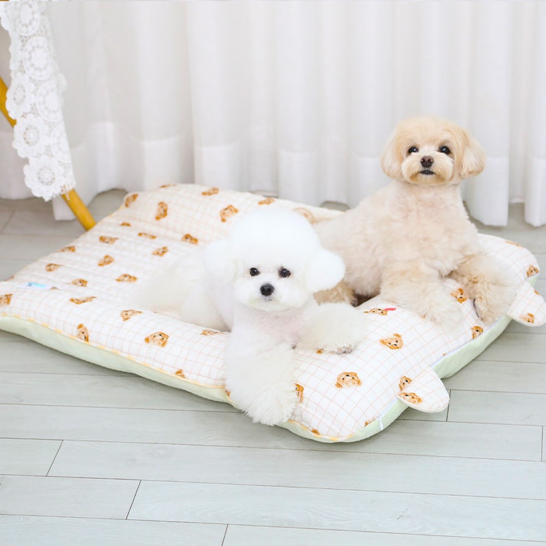 Dog Summer Cooling Bumper Mat, Vegan Rayon Silk, Non Slip Mat, Dog Mat ...