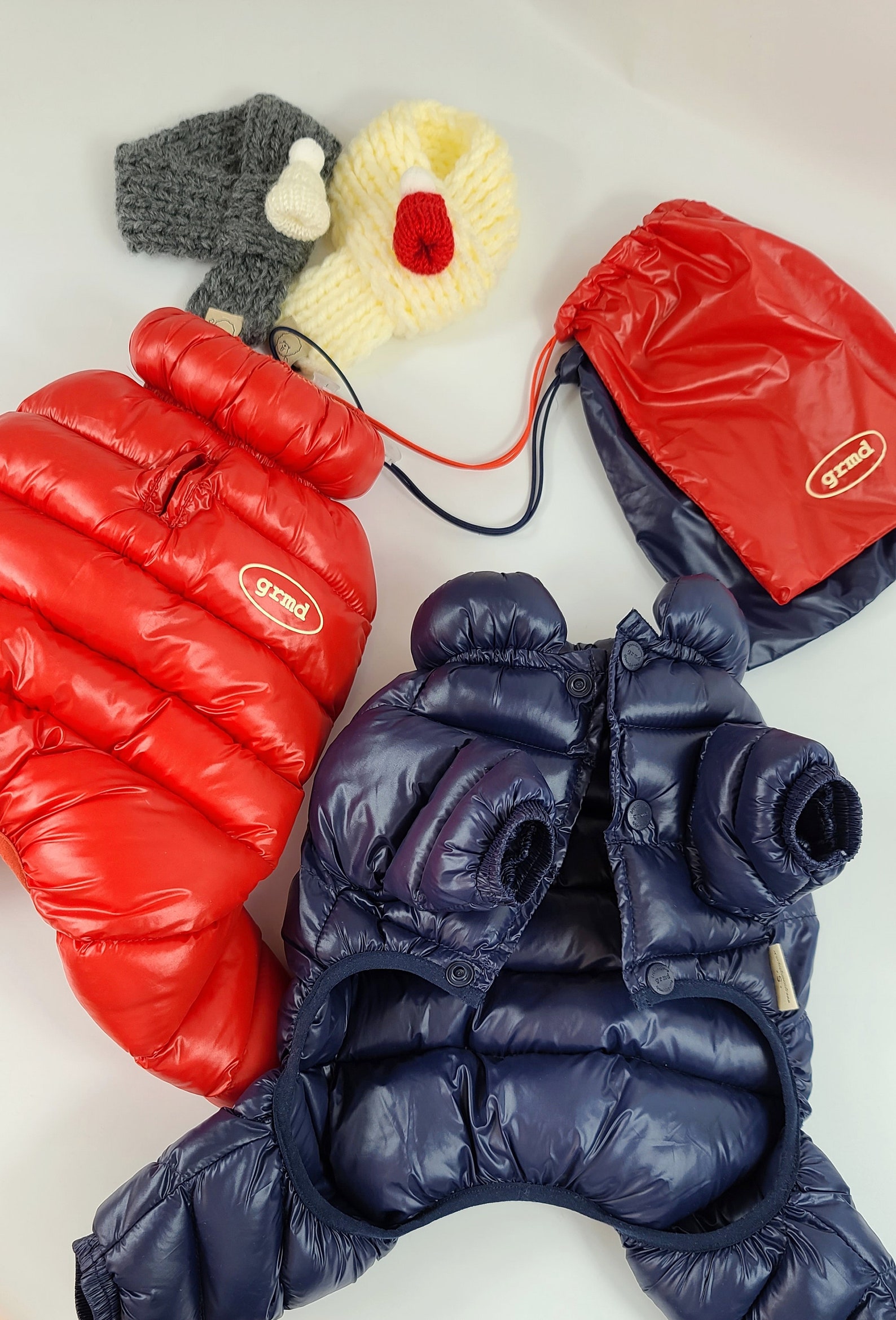 Water Resistant Puffer Overall, S-2XL, Pet Puffer, Dog Jumpsuit, Pet ...