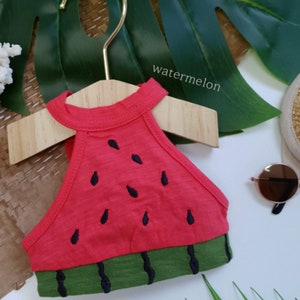 Fruits Crop Top, S-2XL, Dog-tank Top, Dog Skirt, Dog Top, Dog Clothing ...
