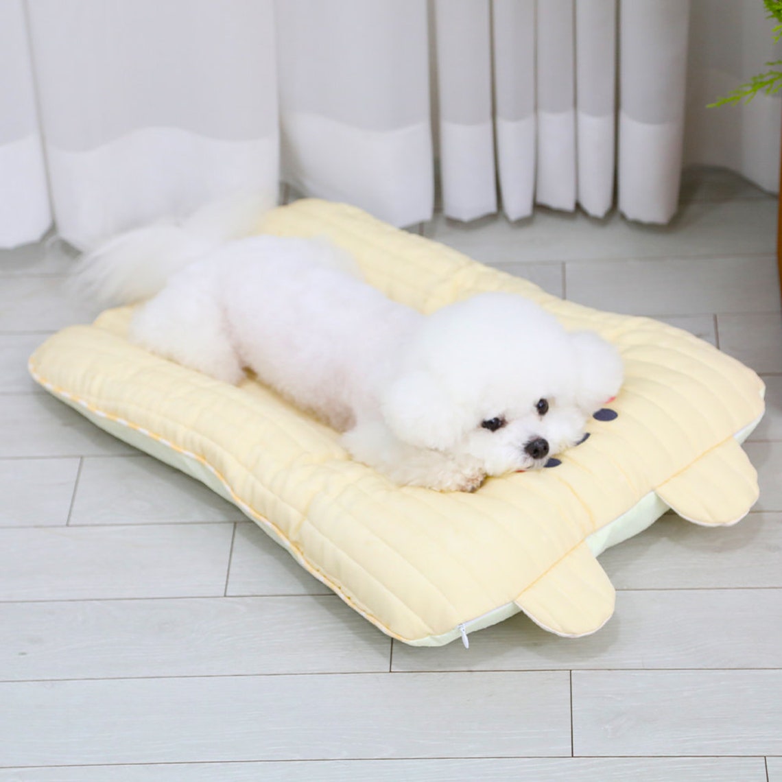 Dog Summer Cooling Bumper Mat, Vegan Rayon Silk, Non Slip Mat, Dog Mat ...