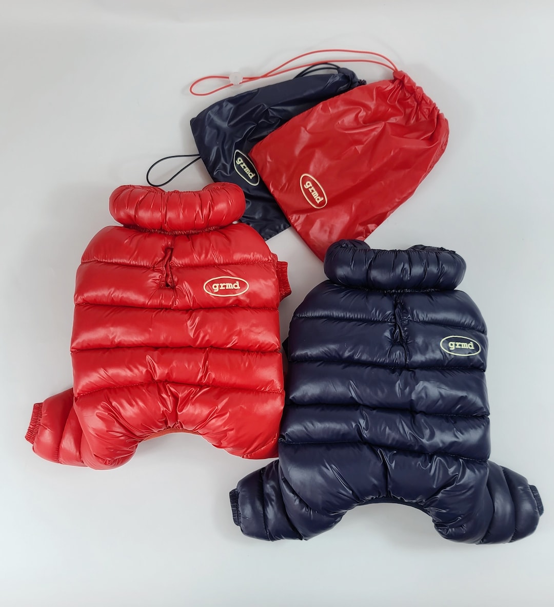 Water Resistant Puffer Overall, S-2XL, Pet Puffer, Dog Jumpsuit, Pet ...