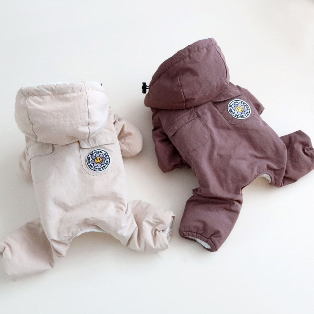 Puffy Overall, S-XL, Pet Pants, Dog Jumpsuit, Pet Clothing, Dog Coat ...