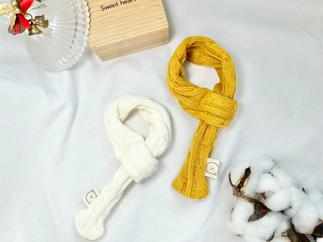 Twisted Knitted Muffler, S, L, Dog Cape, Pet Neckwear, Dog Neck Warmer ...
