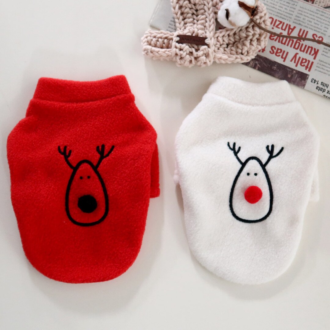 Rudolf Sweatshirt, XS-XL, Dog-sweatshirt, Christmas Costume Dog ...