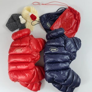 Water Resistant Puffer Overall, S-2XL, Pet Puffer, Dog Jumpsuit, Pet ...