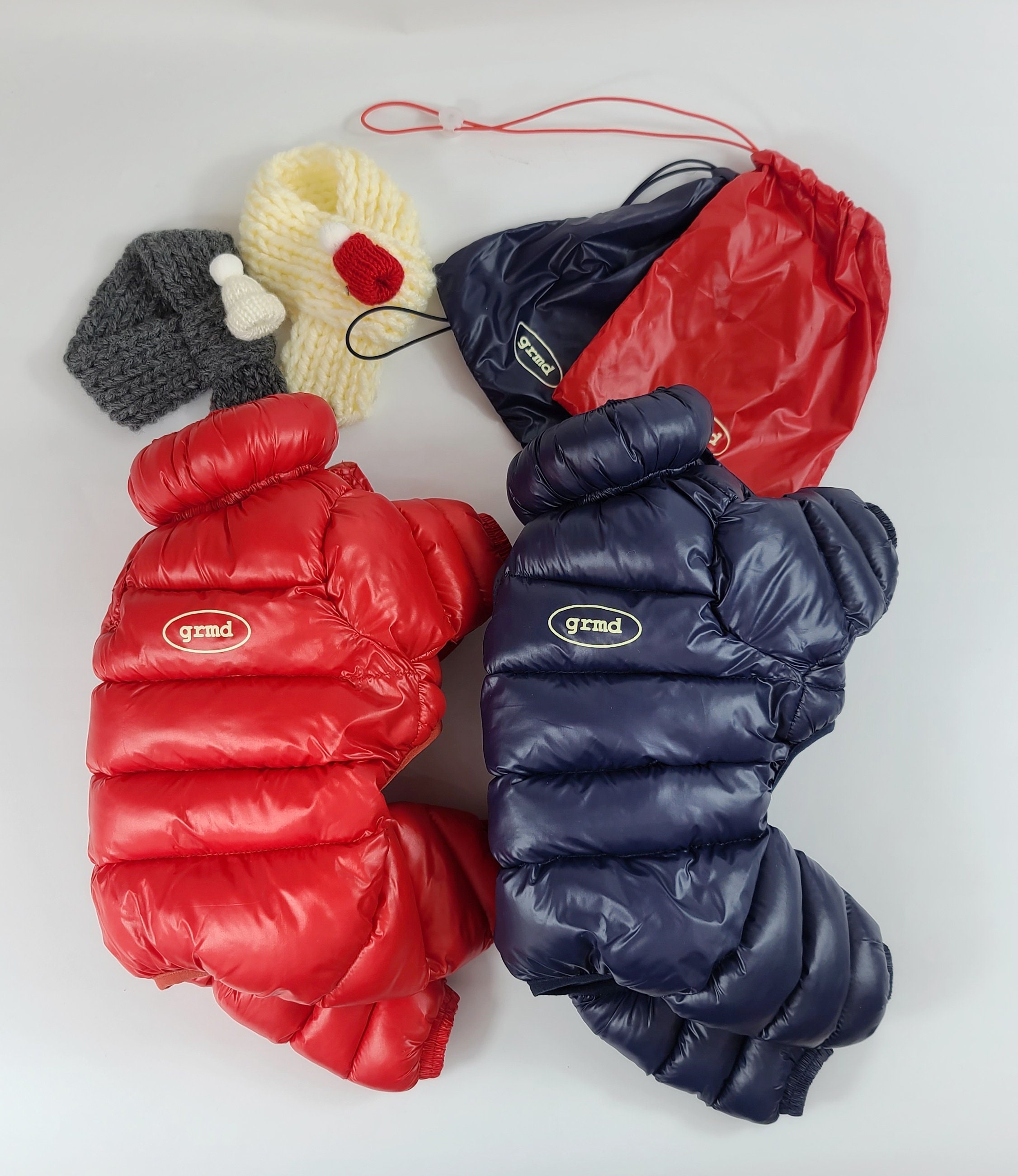 Water Resistant Puffer Overall, S-2XL, Pet Puffer, Dog Jumpsuit, Pet ...