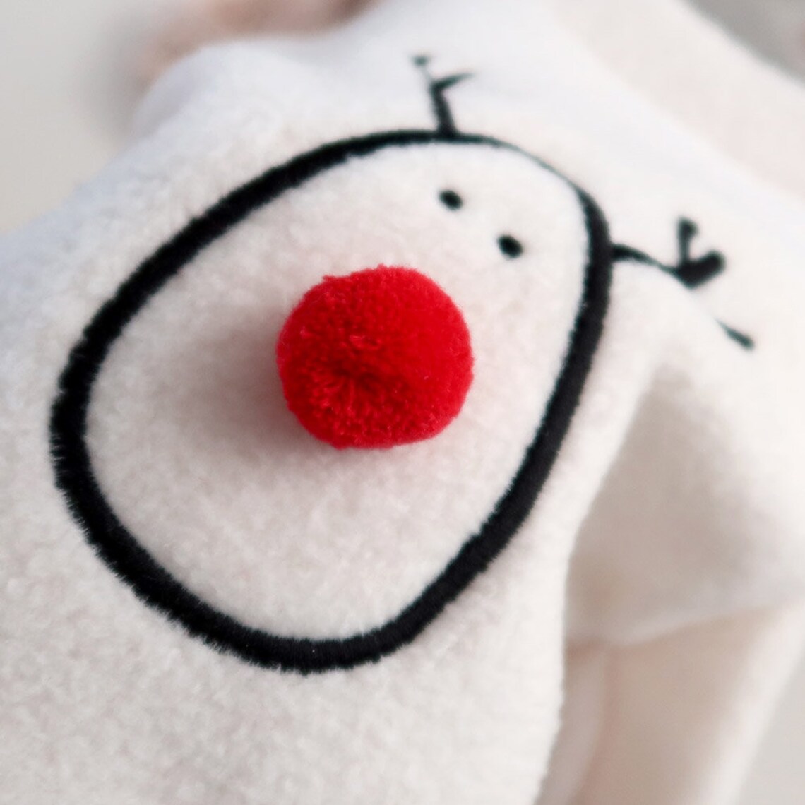 Rudolf Sweatshirt, XS-XL, Dog-sweatshirt, Christmas Costume Dog ...