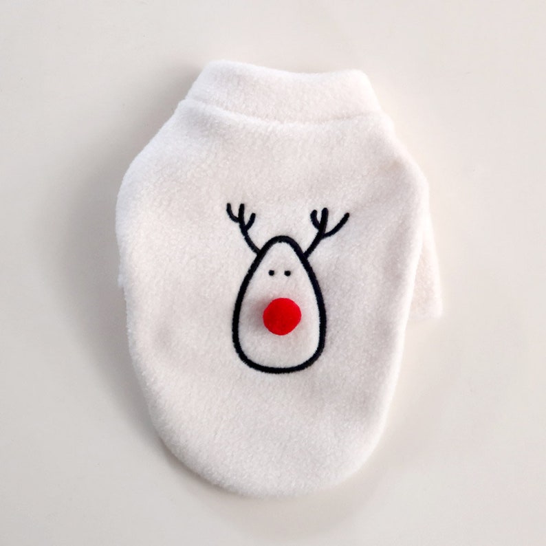 Rudolf Sweatshirt, XS-XL, Dog-sweatshirt, Christmas Costume Dog ...
