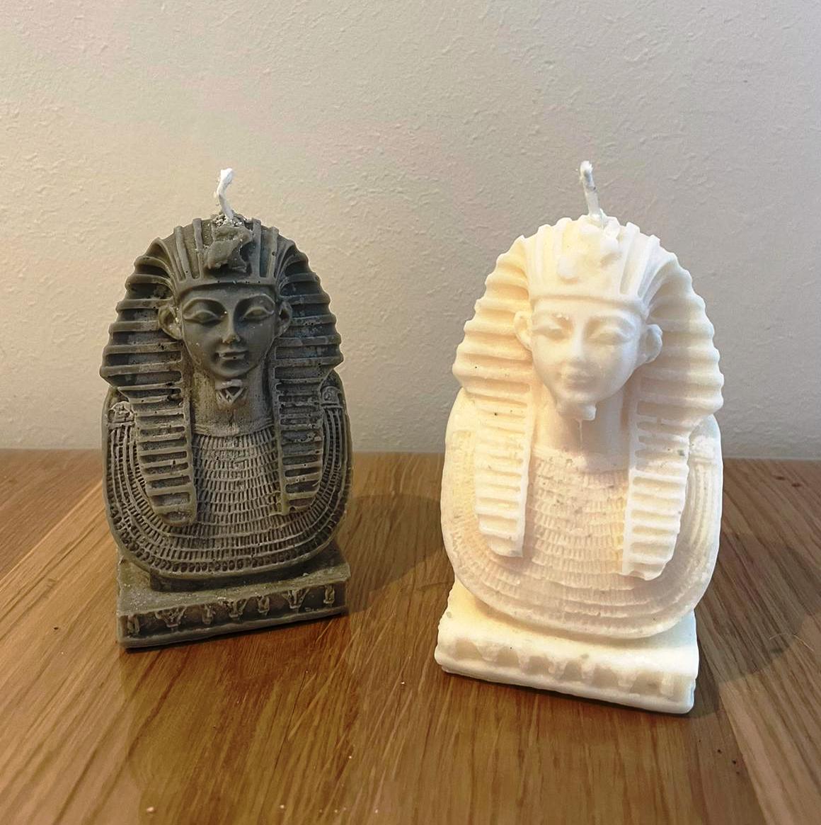Egyptian Pyramid Soy Wax Candle: Tutankhamun, Sphinx, Home Decor - Etsy