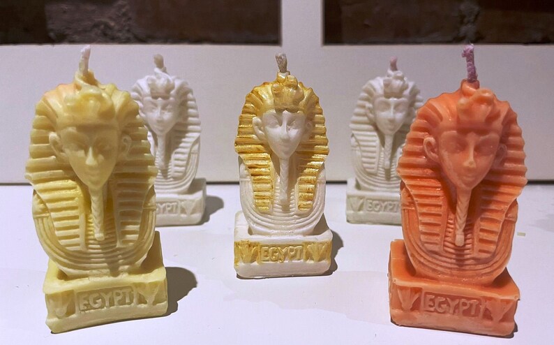 Ancient Egypt Soy Wax Candle: Handmade Egyptian Decor - Etsy