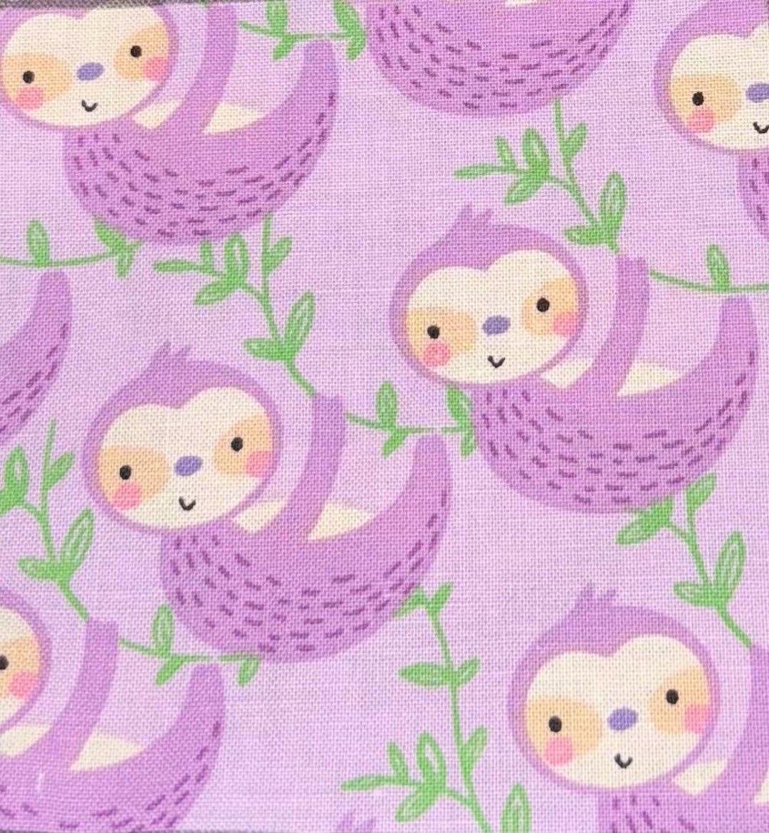 Purple Sloth Gtube/ Trach Pad - Etsy