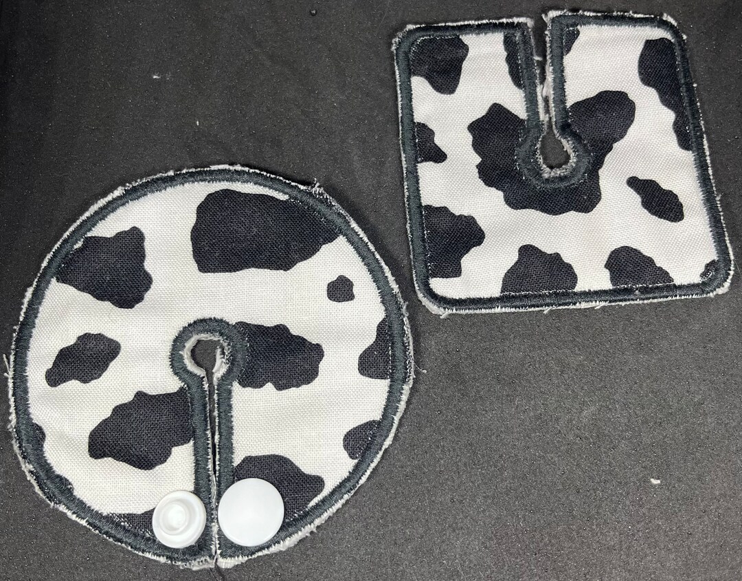 Cow Print Gtube/ Trach Pad - Etsy