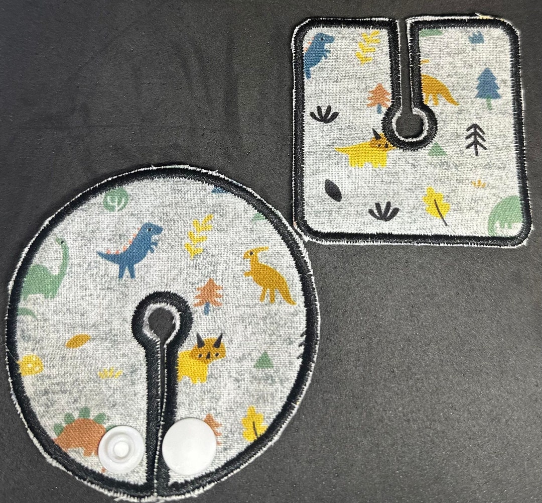 Dinosaur Gtube/ Trach Pad - Etsy