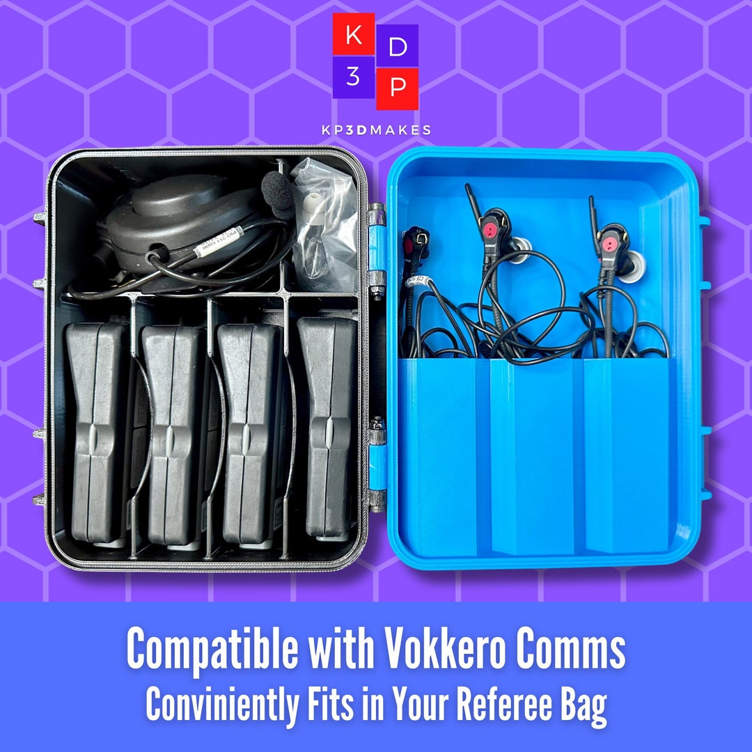 Referee Comms Storage Box Compatible With Vokkero® Varsity Squadra Pro ...