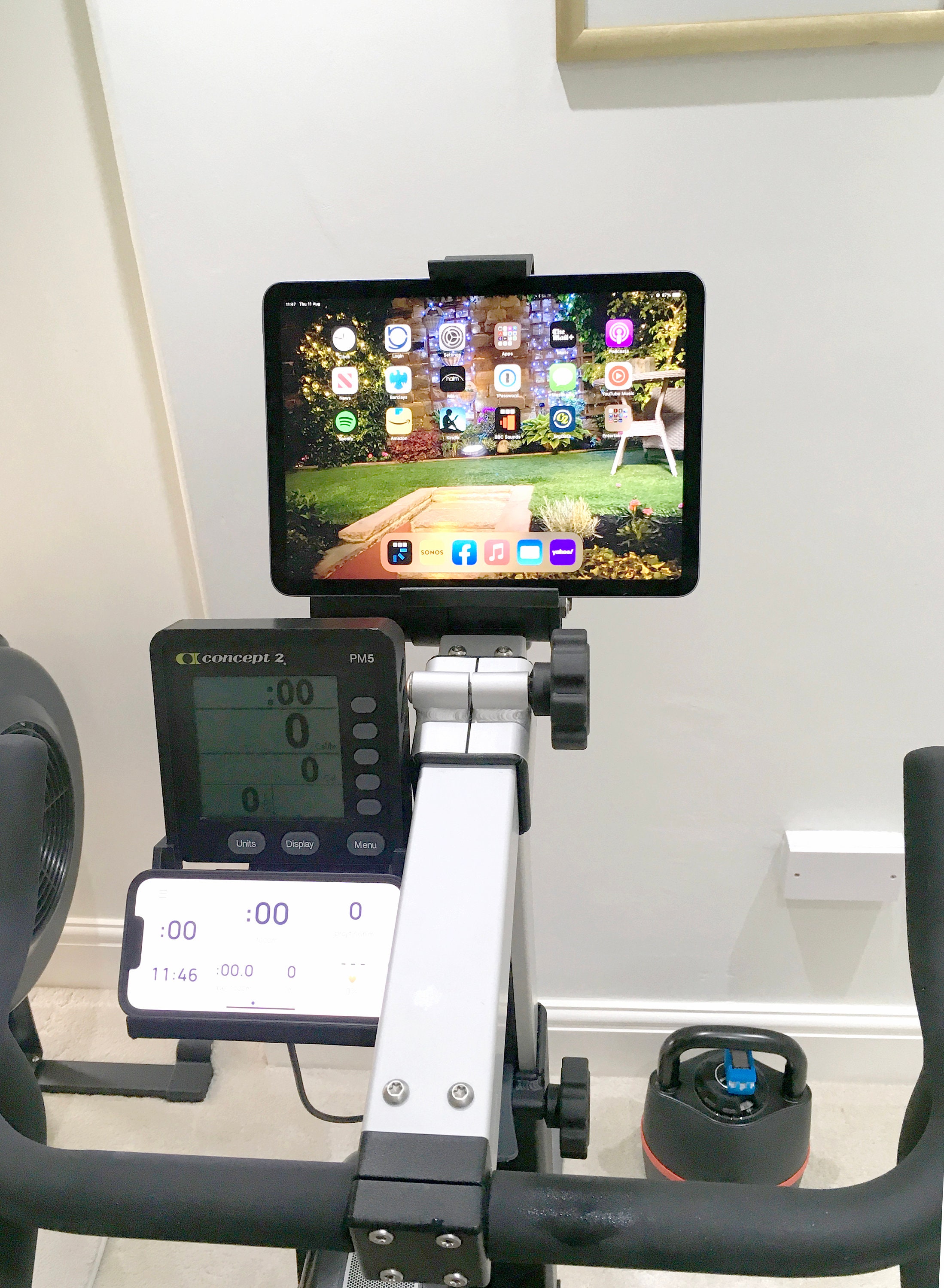 Retrofit Kit Concept 2 Phone Mount - Adjustable Holder For Rower ...