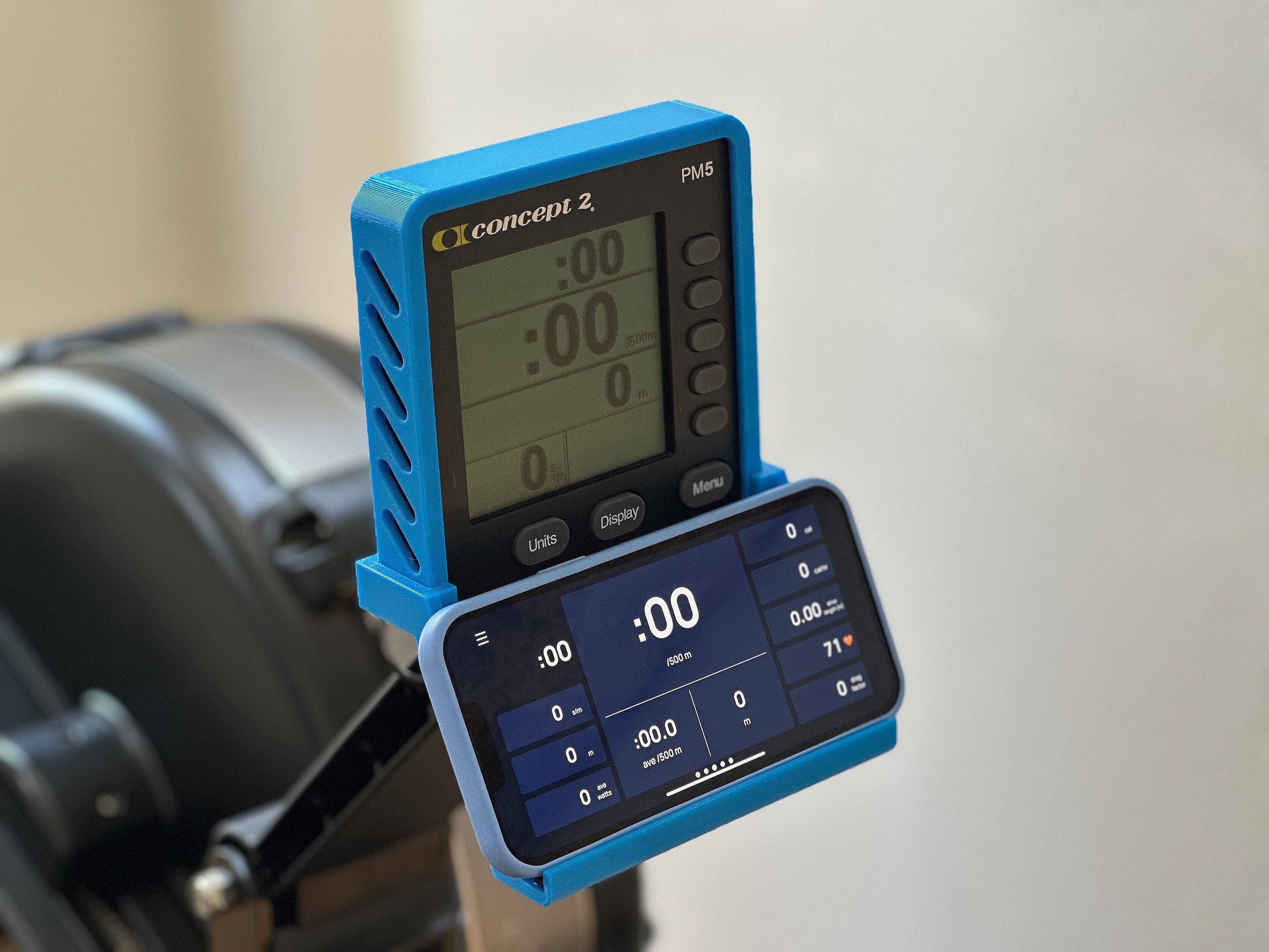 Ergometer Concept 2 Display