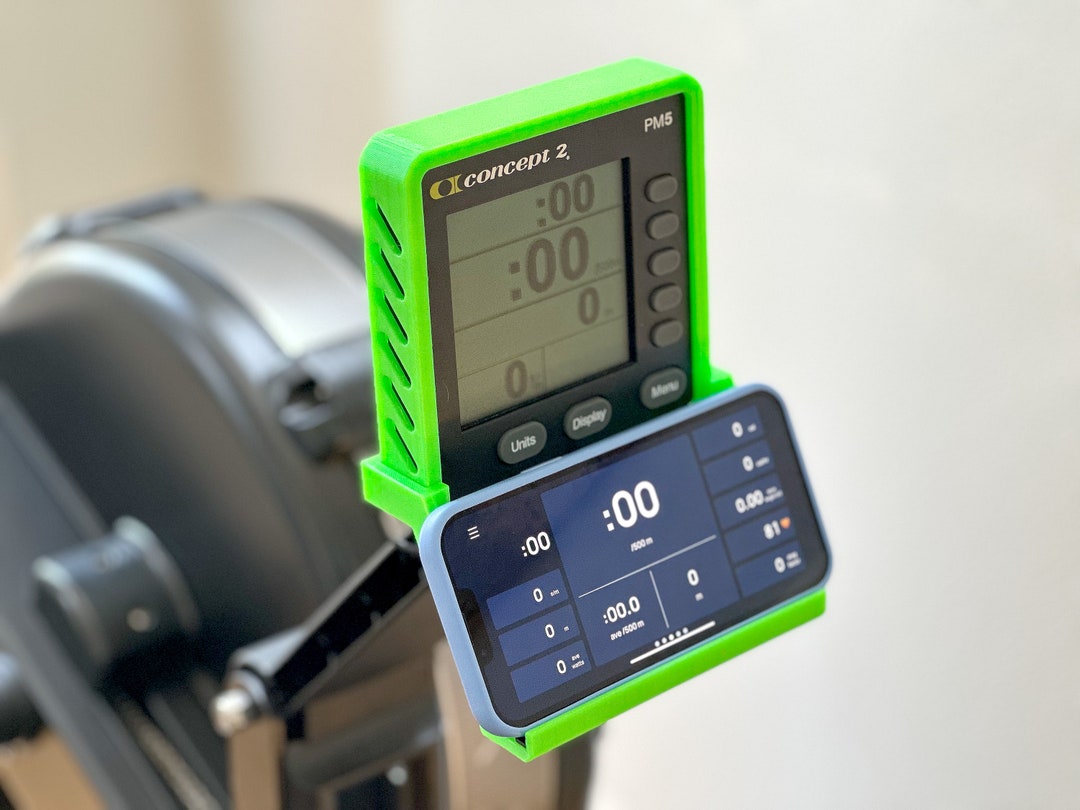 Phone Holder for Concept2® Rower, Bike & Skierg® With PM5 Monitors ...